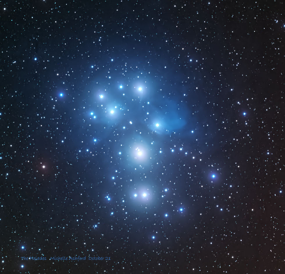 M45 The Pleiades | Telescope Live